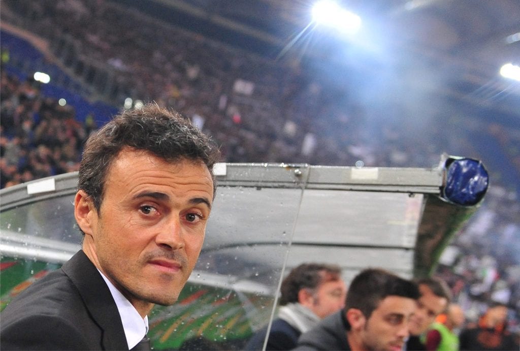 AS Roma Spanish coach Luis Enrique take | Il Pallonaro