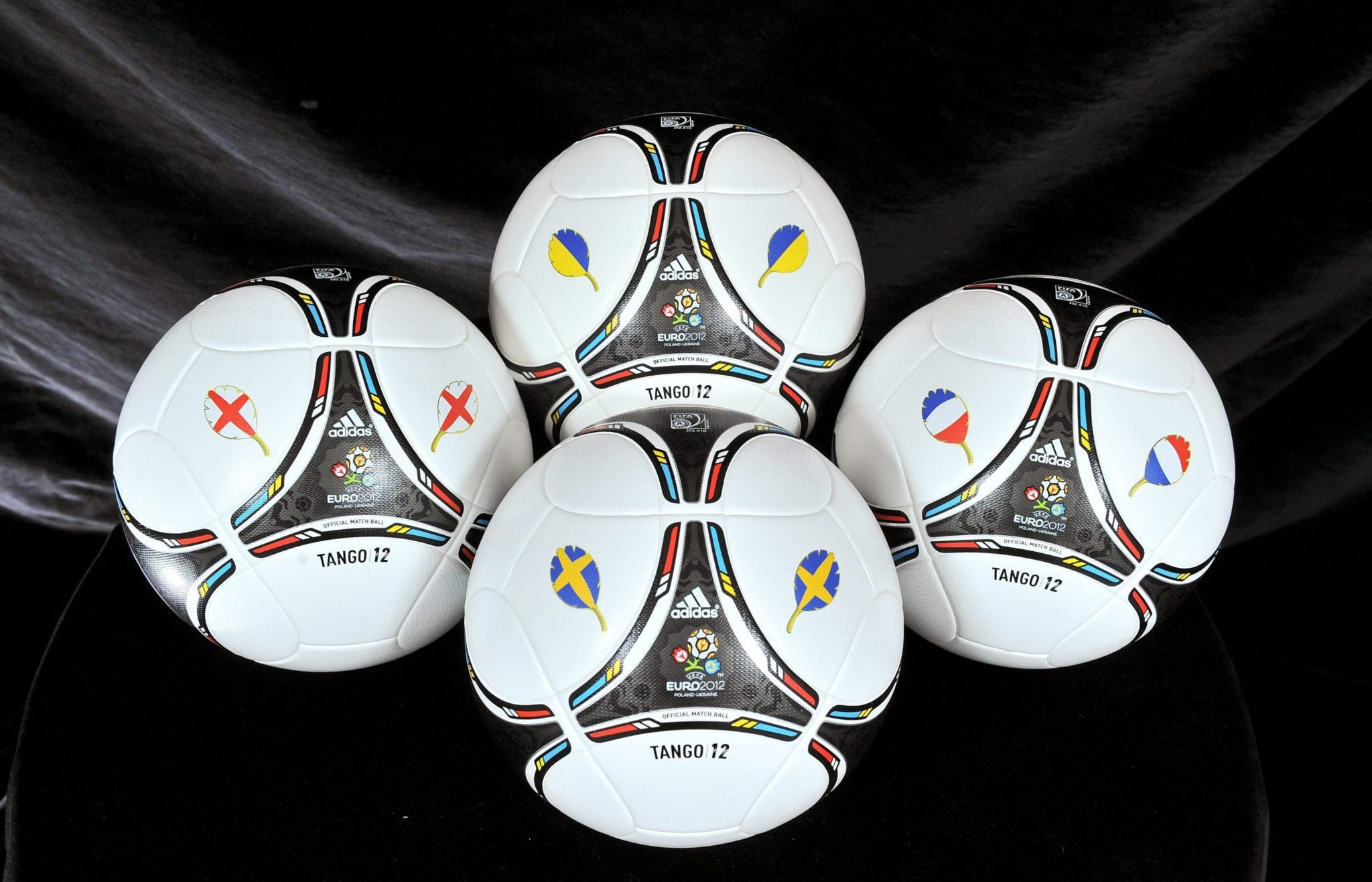 Euro 2012, i palloni Adidas Tango 12 personalizzati per Gruppi